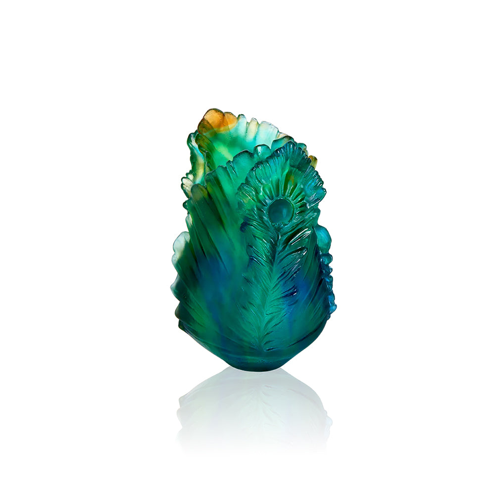 Daum Fleur de Paon Vase, Small – East Coast Jewelry